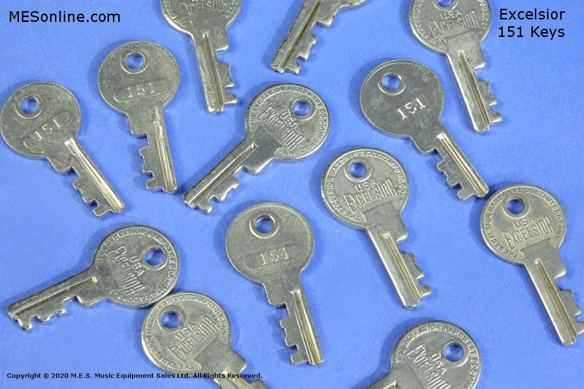 Excelsior #151 Instrument Case Key