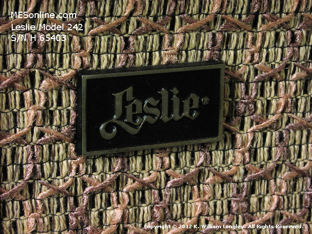 Leslie 242 Organ Speaker Cabinet for Hammond Model A102