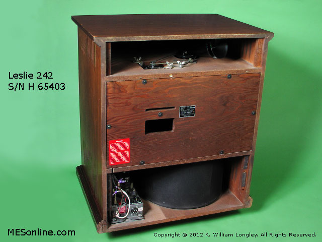 Leslie 242 Organ Speaker Cabinet for Hammond Model A102