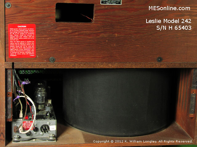 Leslie 242 Organ Speaker Cabinet for Hammond Model A102