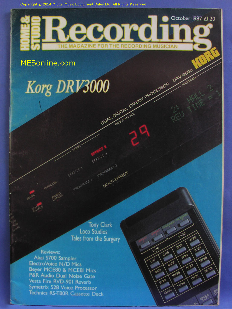 vintage home and studio recording magazine back issues 1987,1988,1989 ...