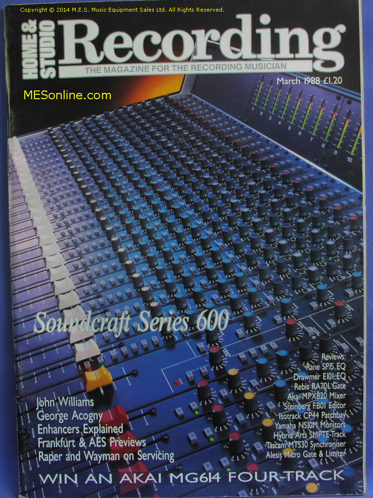 vintage home and studio recording magazine back issues 1987,1988,1989 ...