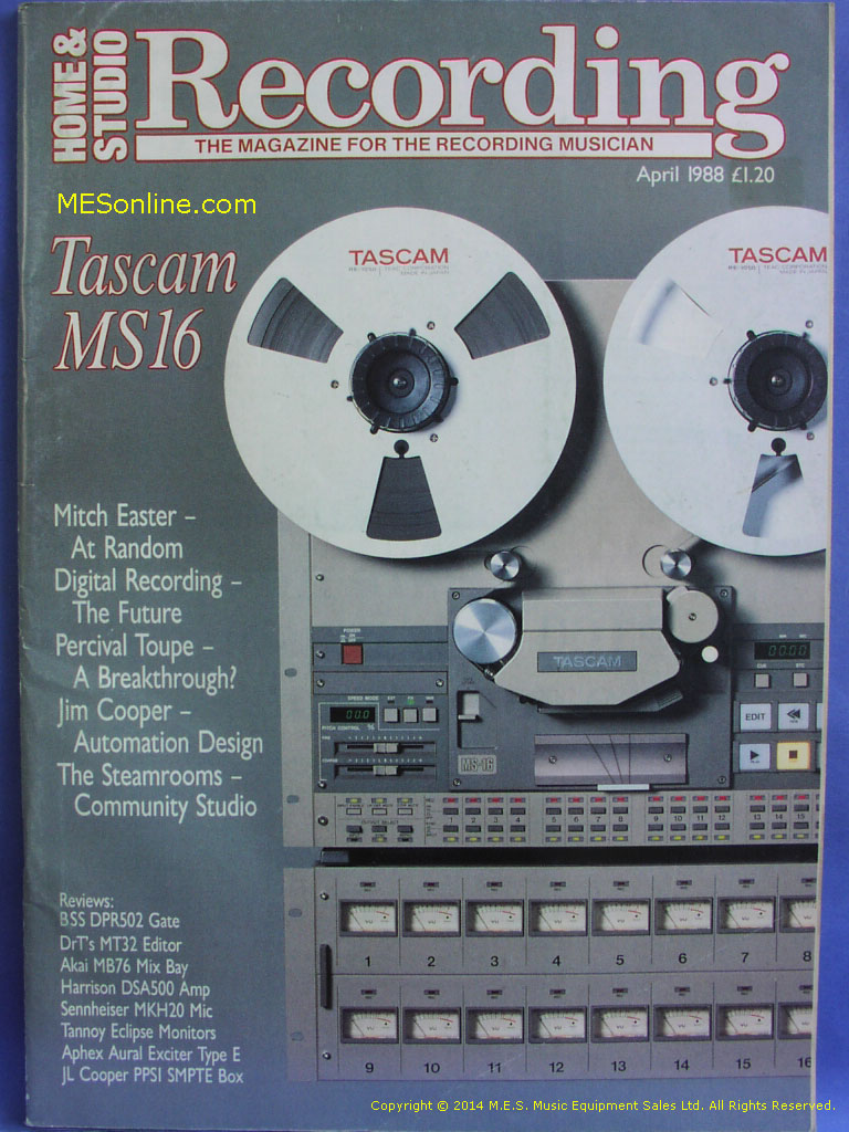 vintage home and studio recording magazine back issues 1987,1988,1989 ...